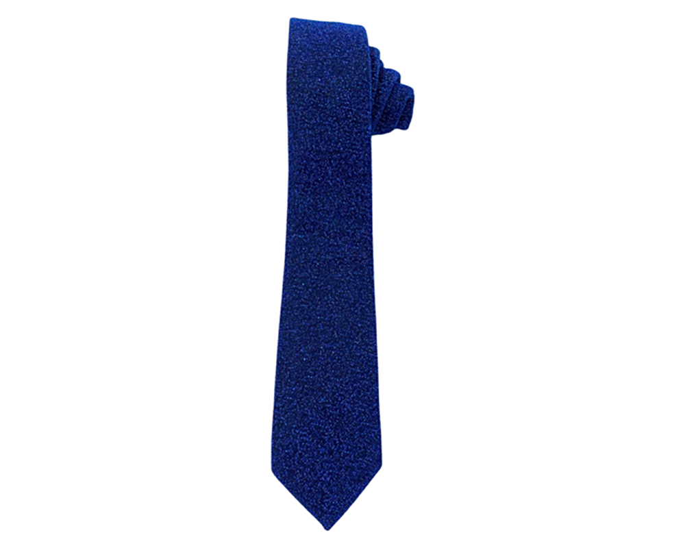 solid blue tie