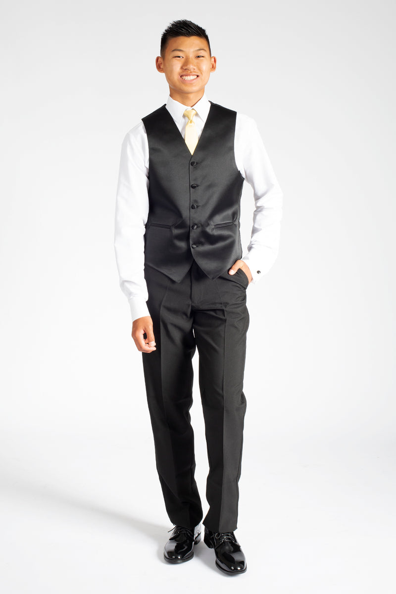 Flat Front Tuxedo Pants- Unisex - Polyester – Friar Tux Uniforms